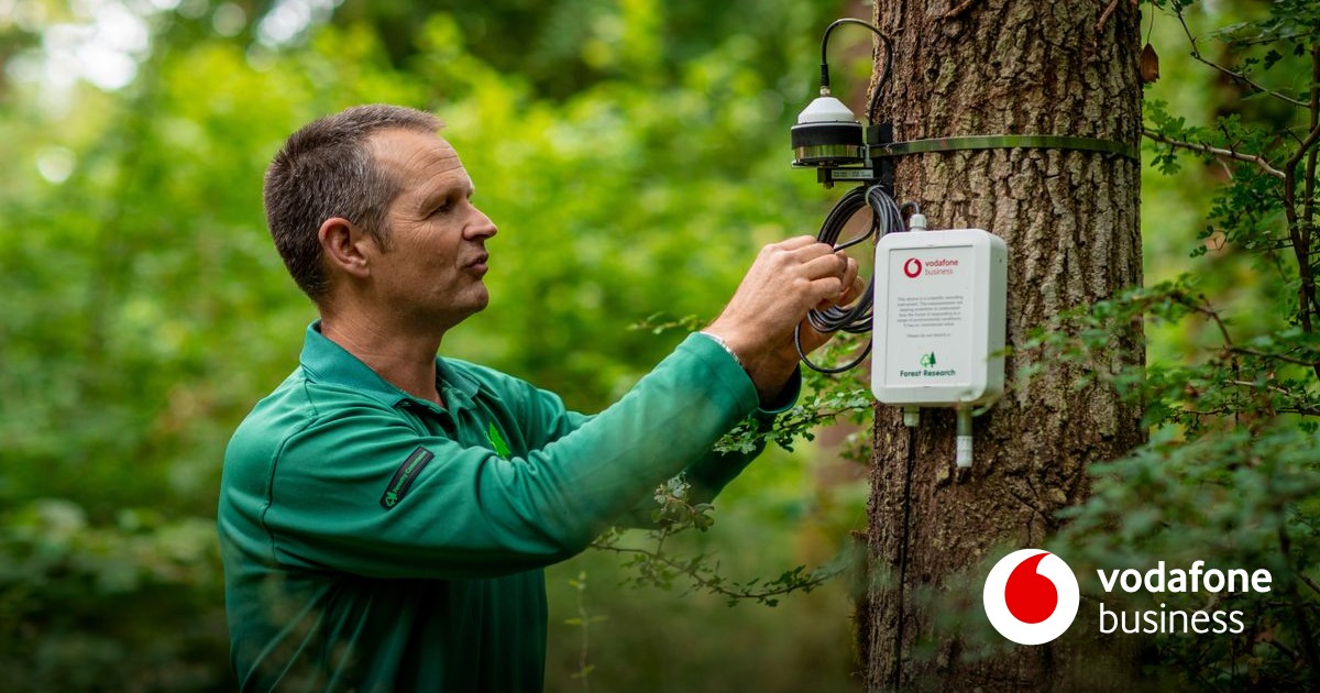 Defra, Forest Research and Vodafone IoT